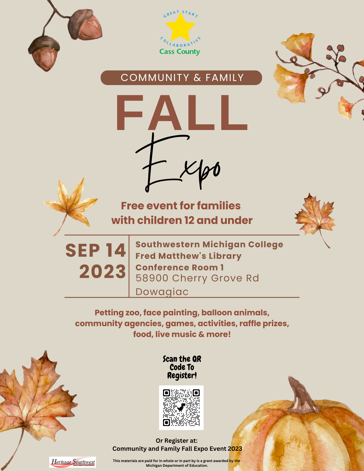 Community and Family Fall Expo - Help Me Grow Cass